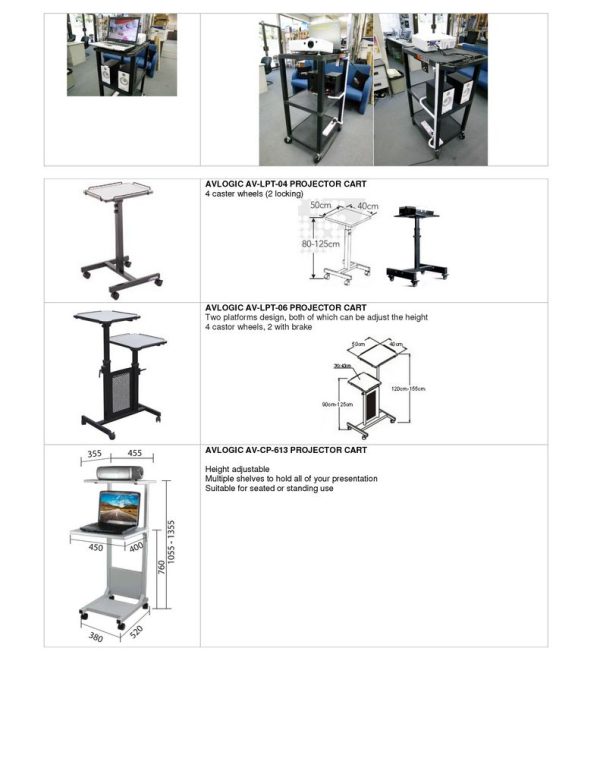 AVLOGIC AV Cart and TV Stand Catalogue – AV-Logic