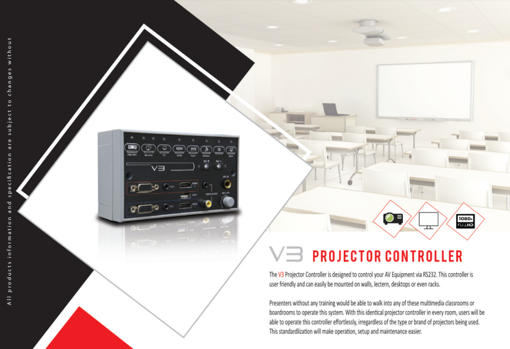 V3 Projector Multimedia Controller – AV-Logic